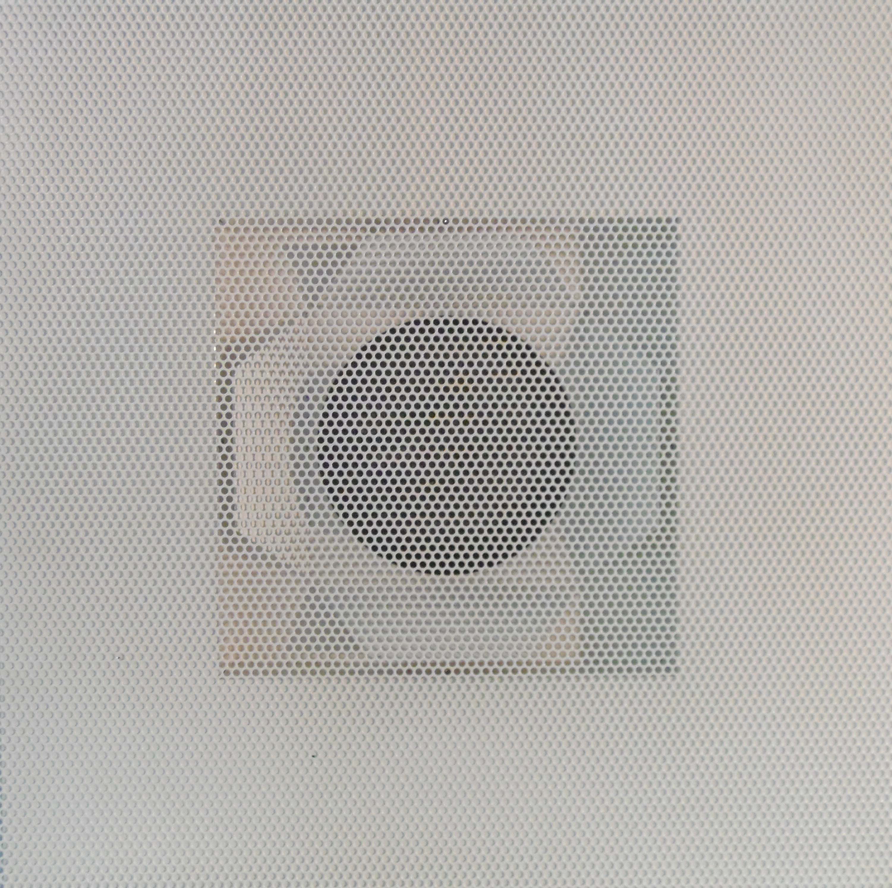 Square perforated plate diffuser. 56-FR - Koolair